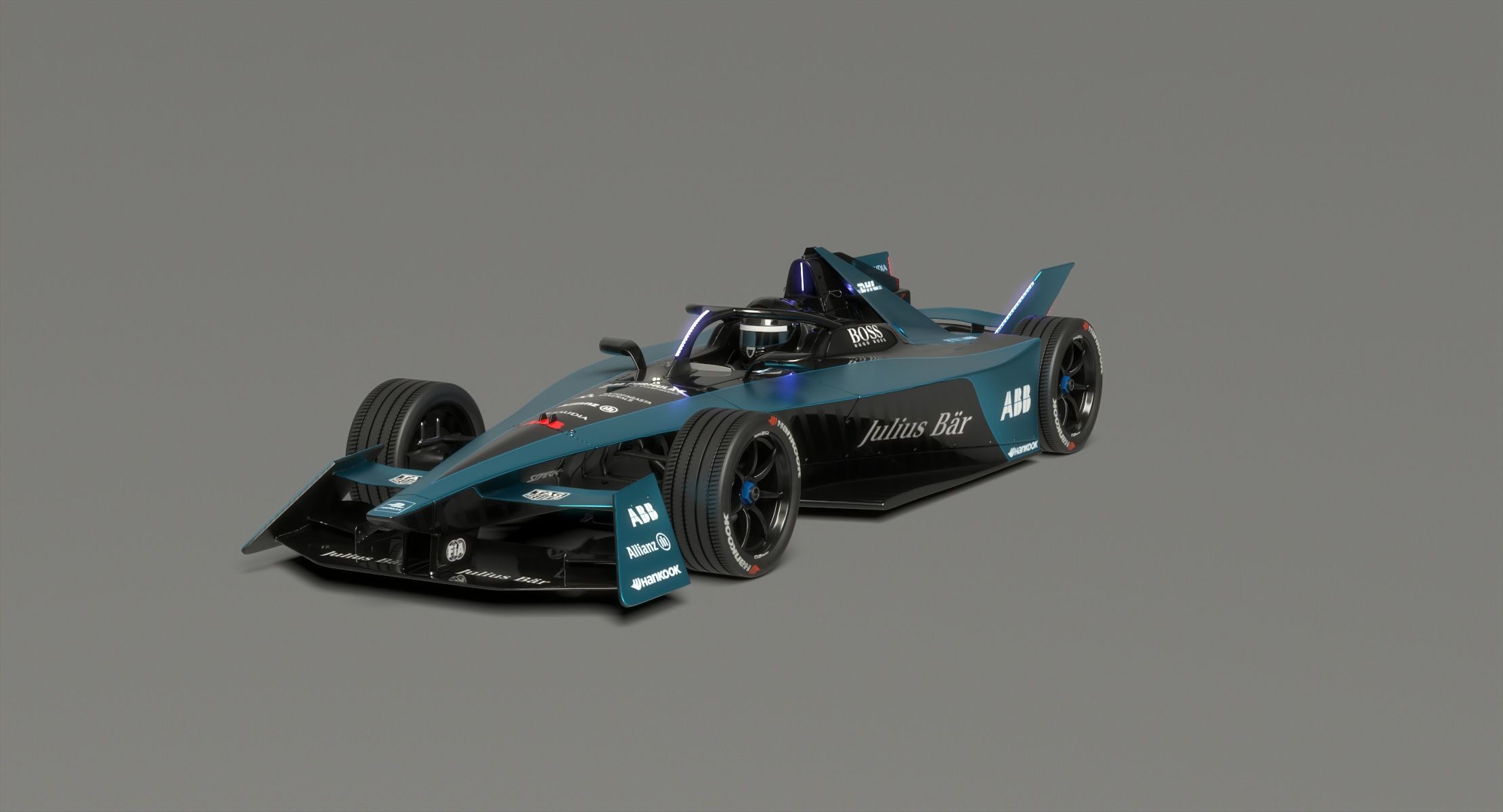 3D Generation 3 Formula E Race Car Season 2022 - 2023 - TurboSquid 1900443