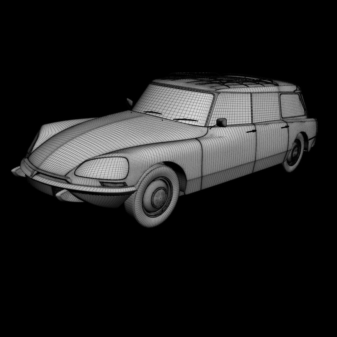 3d Model Of 1968 Citroen Ds 21