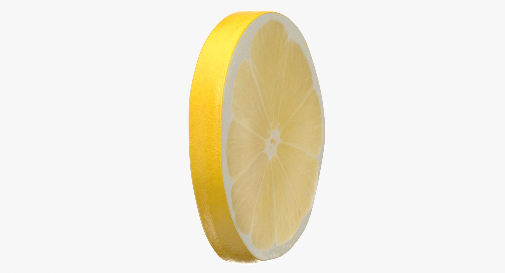 Prop 25 Lemon Circular Slice 3D Model - TurboSquid 2238927