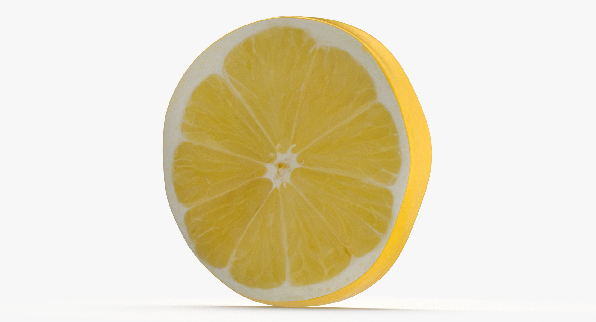 Prop 25 Lemon Circular Slice 3D Model - TurboSquid 2238927