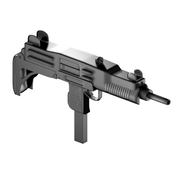3d model uzi polys