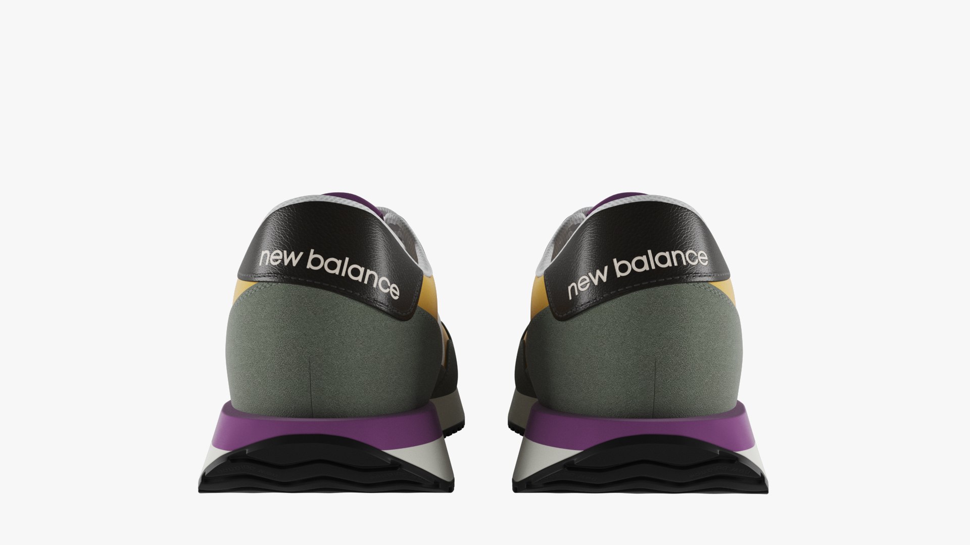 New Balance 237 Vintage Yellow 3D Model - TurboSquid 1856550