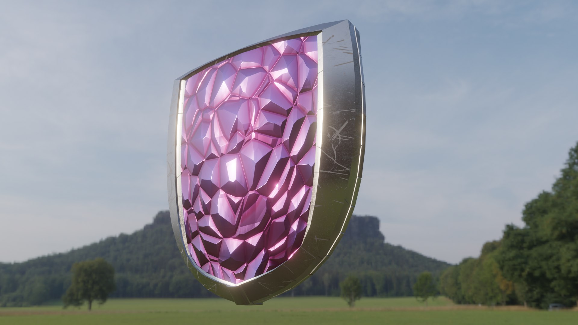 Crystal Shield Model - TurboSquid 1684329