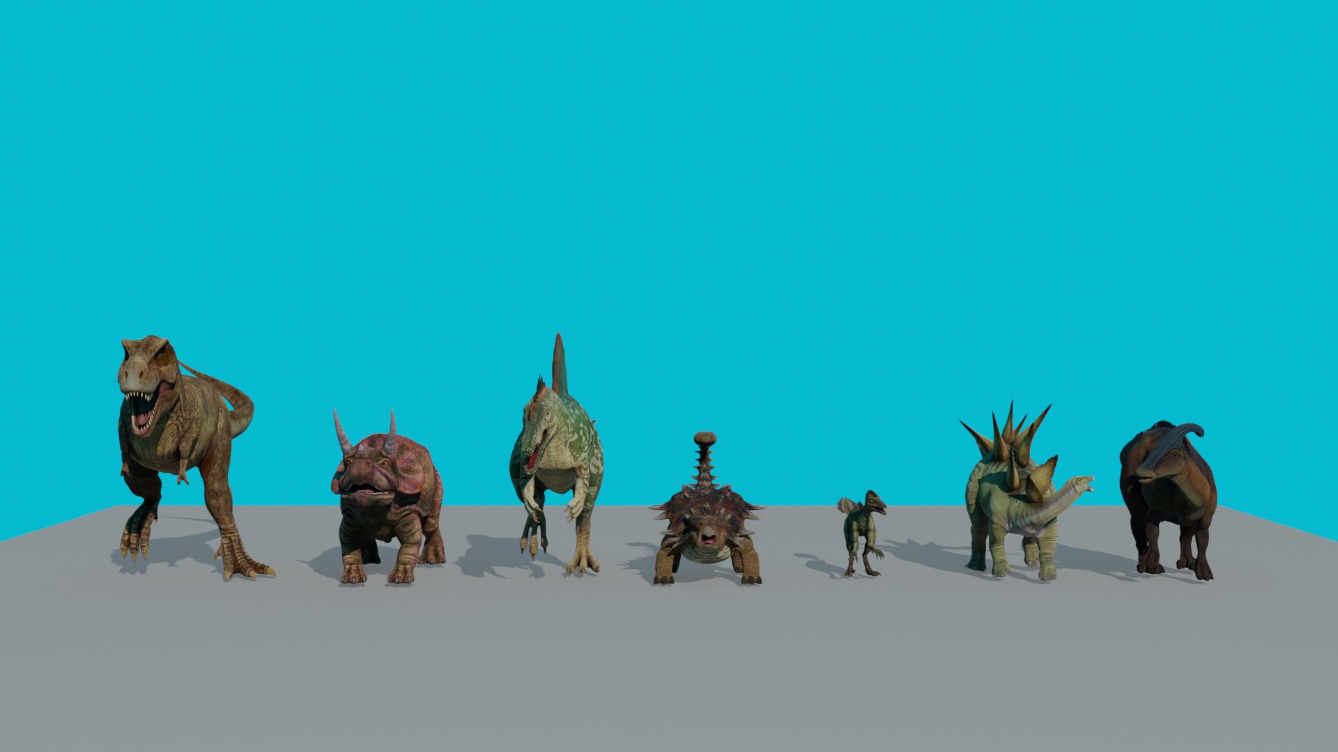 Dinosaurs 3D Model - TurboSquid 1866452