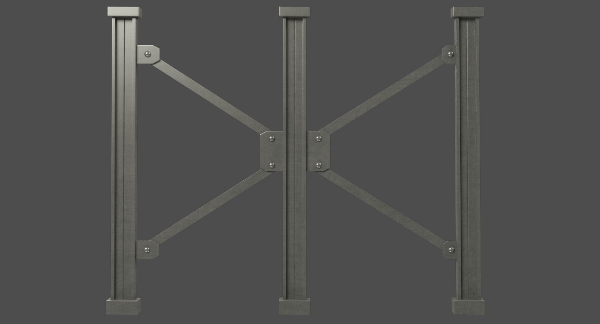 3D Frame Truss Girder - TurboSquid 1271792