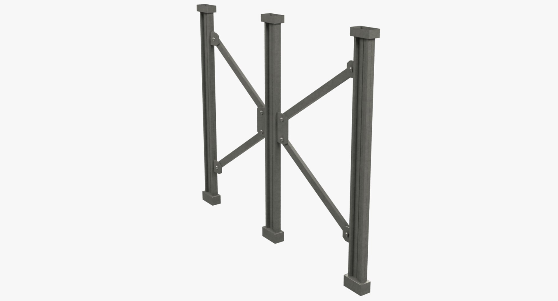 3D Frame Truss Girder - TurboSquid 1271792