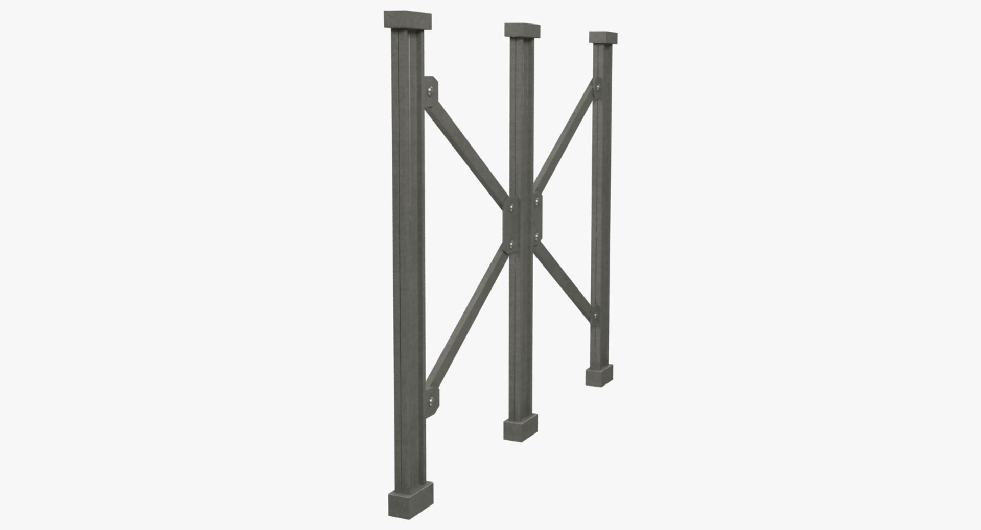 3D Frame Truss Girder - TurboSquid 1271792