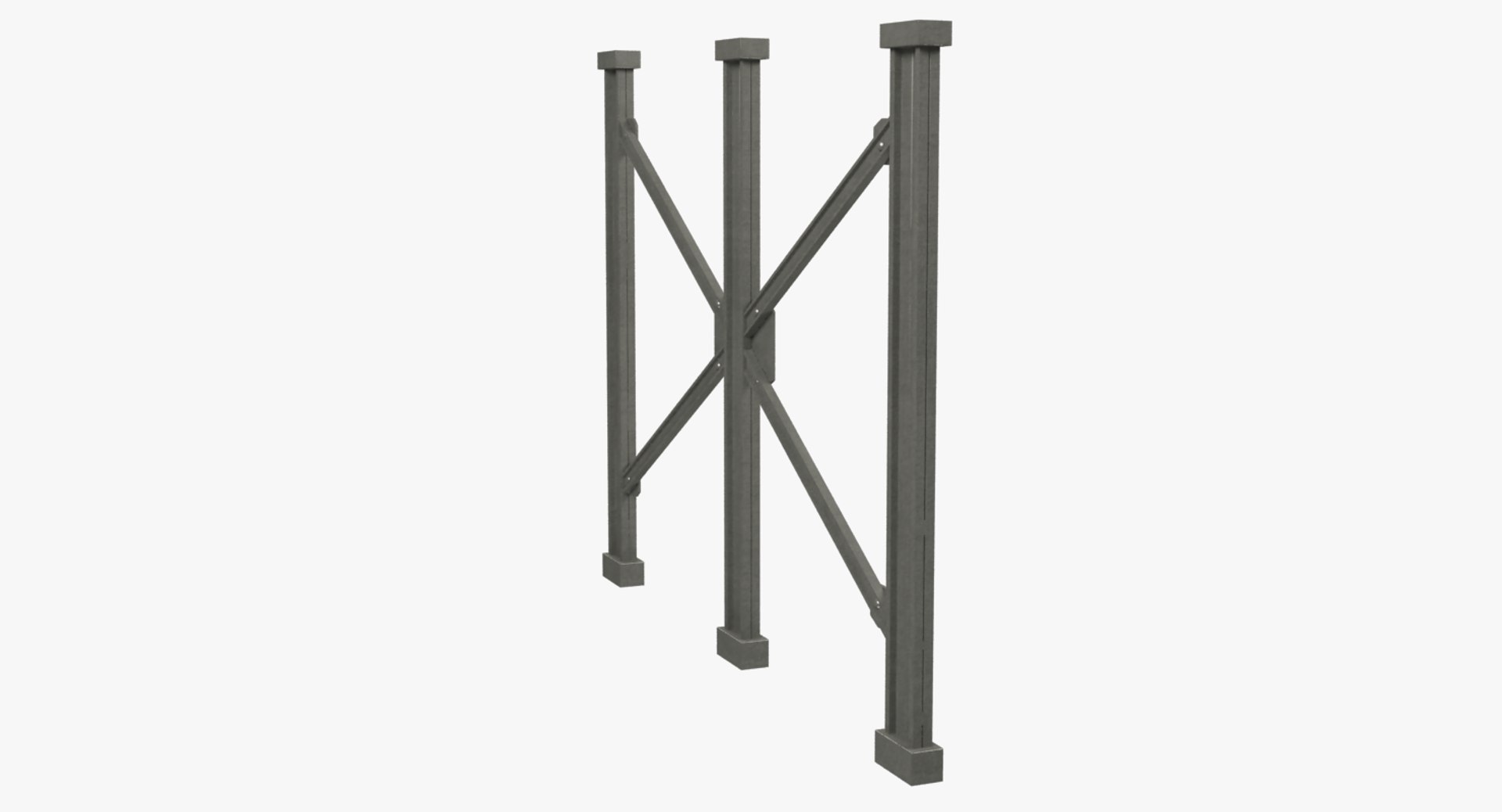 3D Frame Truss Girder - TurboSquid 1271792