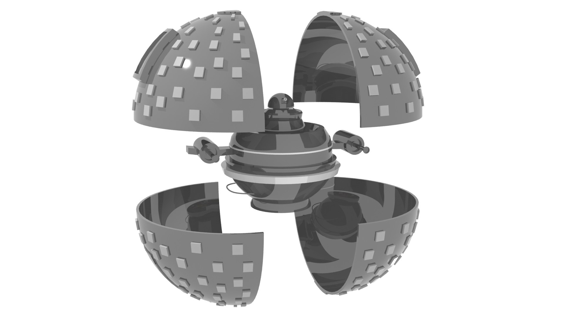 Sphere Robot Mecha 3D Model | 1149001 | TurboSquid