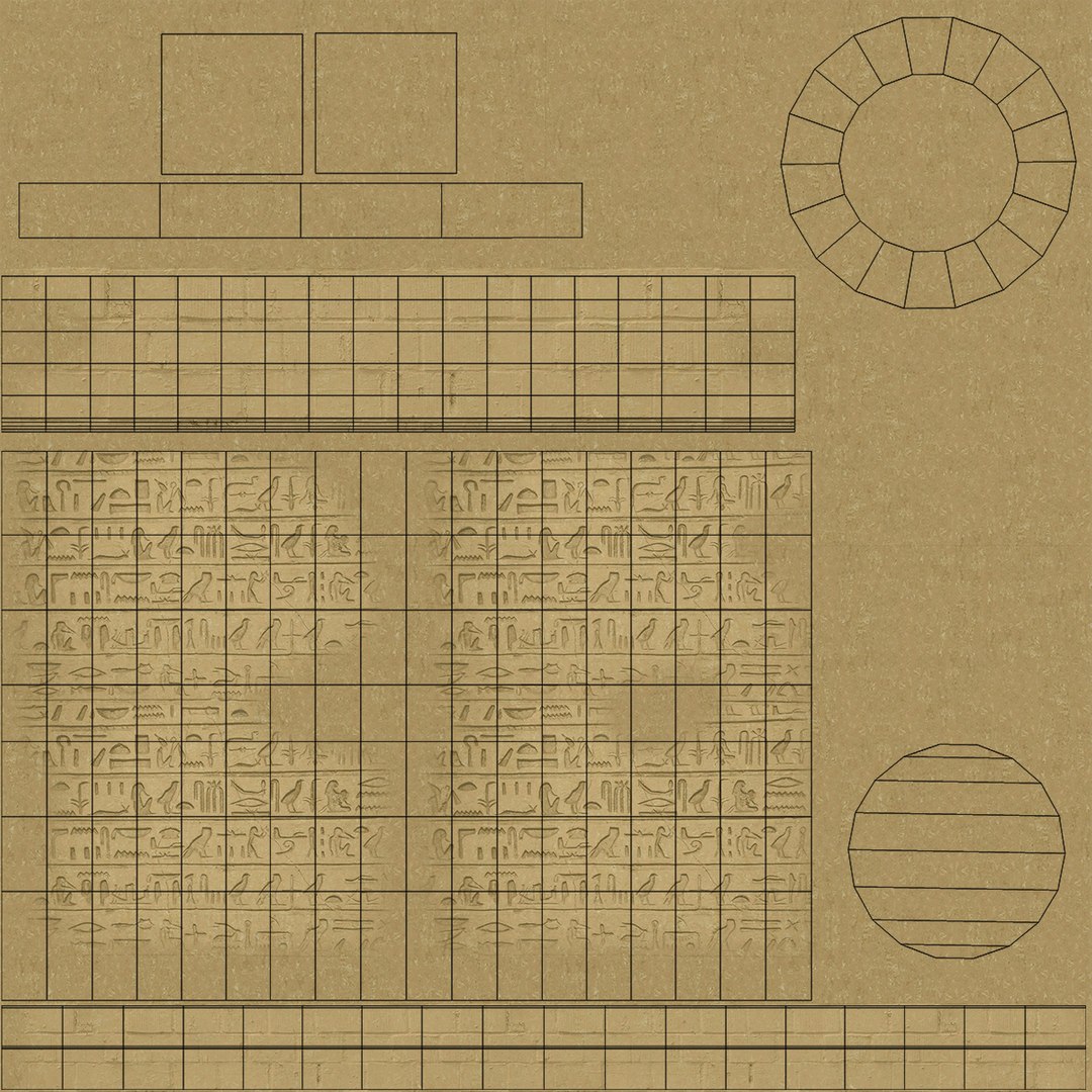 Ancient Egyptian Temple Egypt Model - TurboSquid 1375947