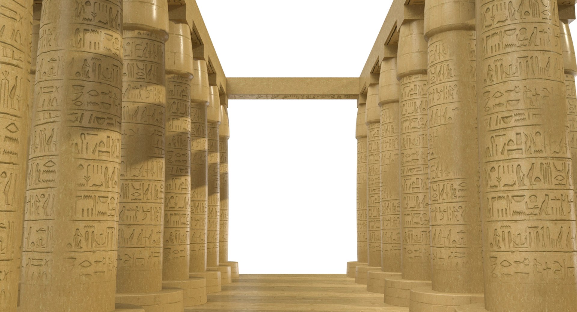 Ancient Egyptian Temple Egypt Model - TurboSquid 1375947