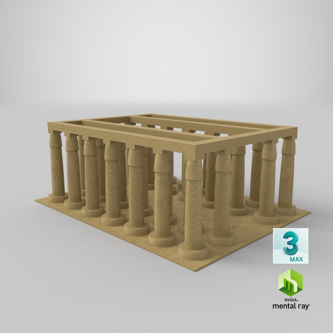 Ancient Egyptian Temple Egypt Model - TurboSquid 1375947