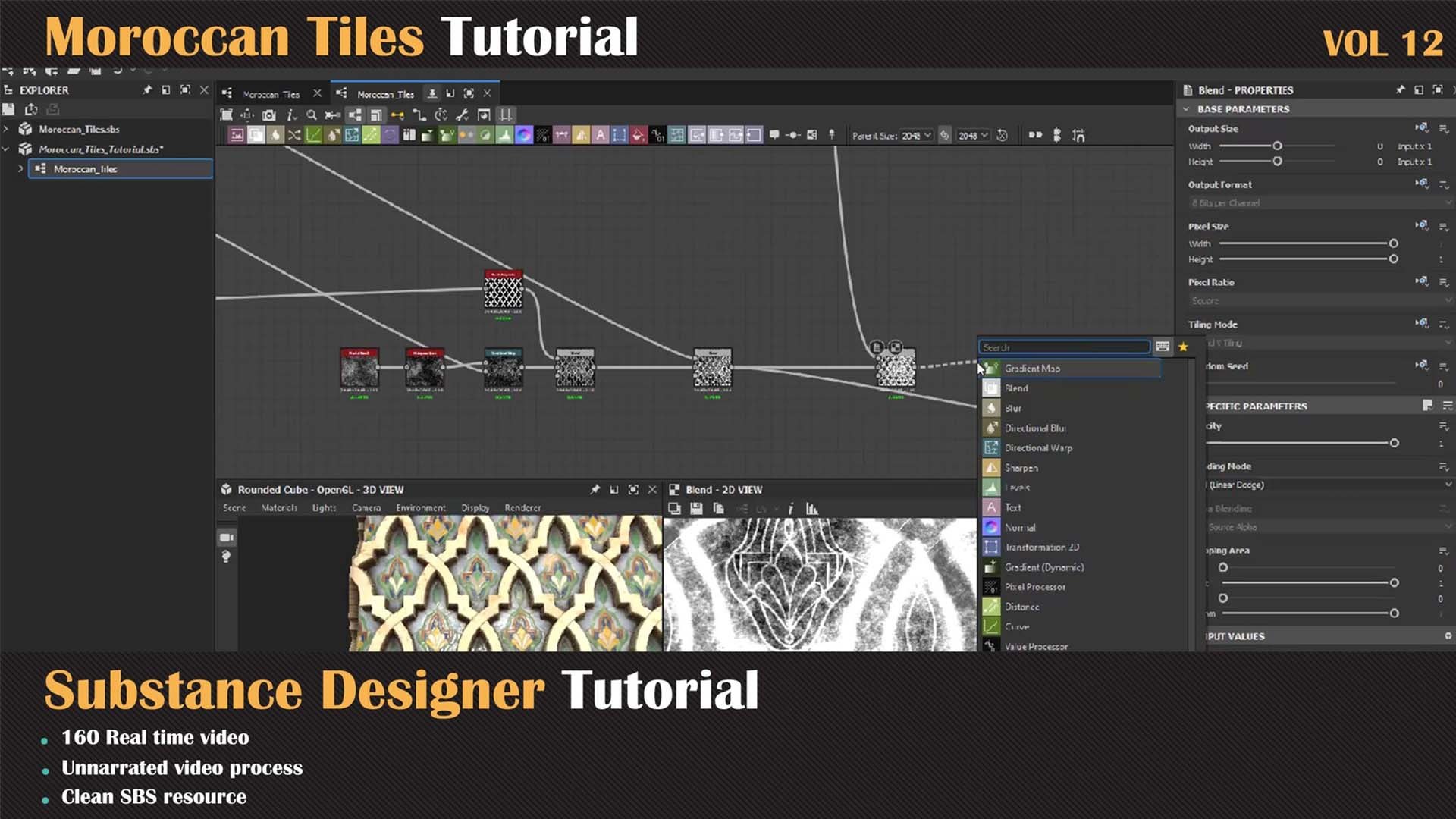3D Model Moroccan Tiles Tutorial - VOL 12 - TurboSquid 2282647