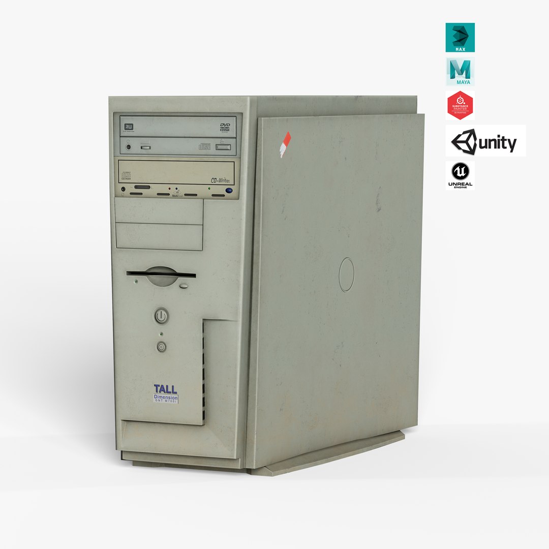 3D CPU Cabinet Model - TurboSquid 2185114