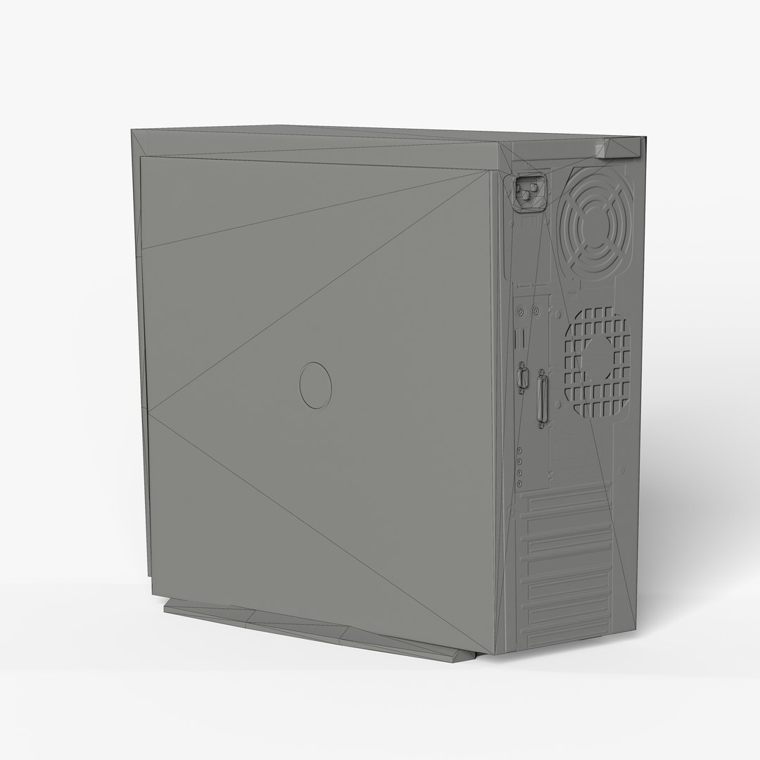 3D CPU Cabinet Model - TurboSquid 2185114