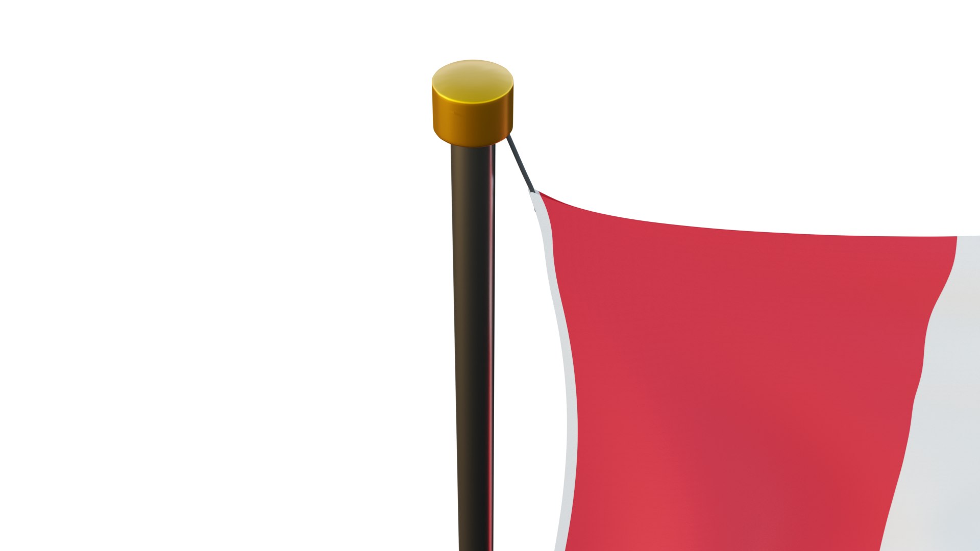 Pole Flag Peru 3D Model - TurboSquid 2203890