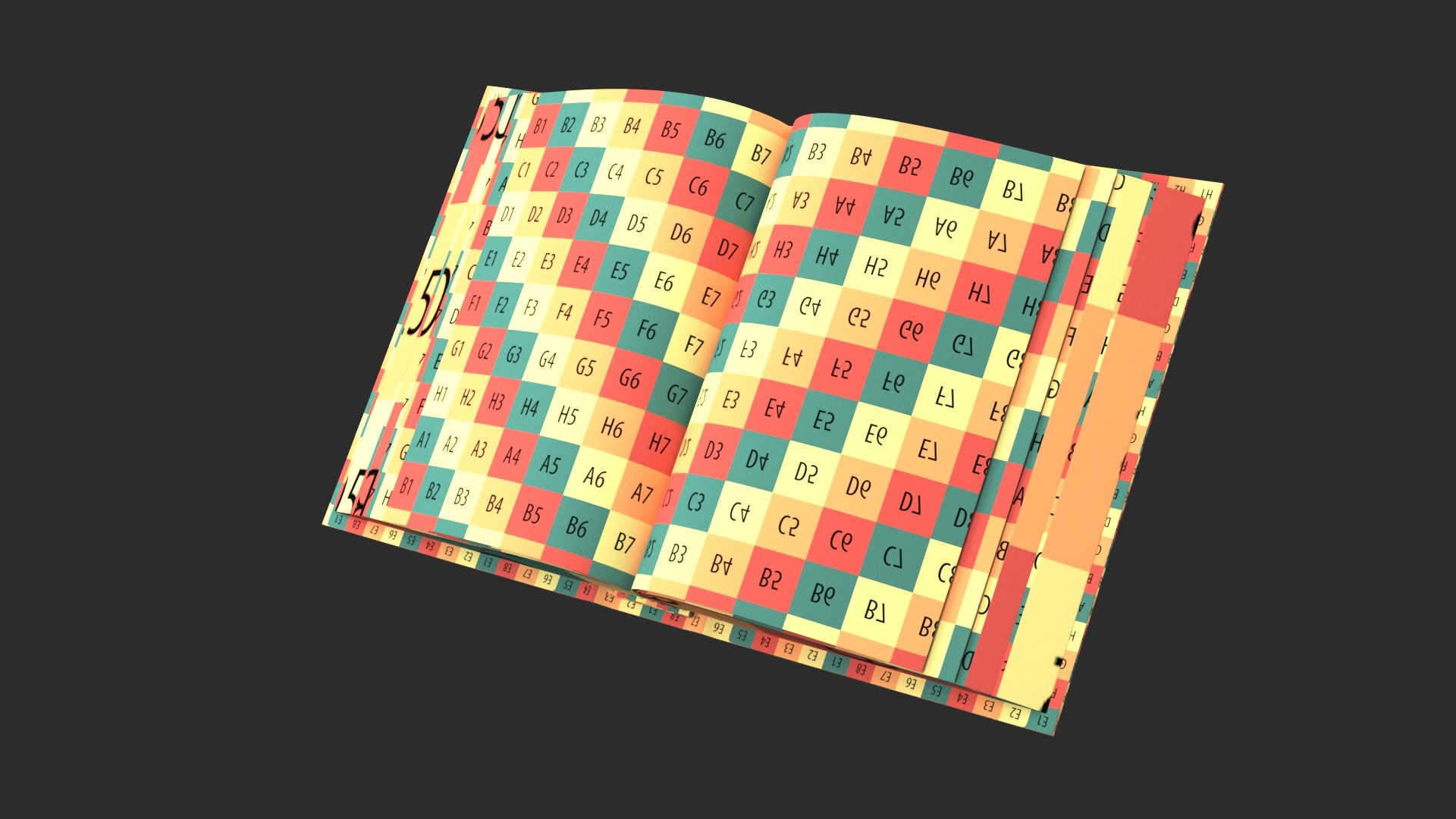 3D Hardcover Book - TurboSquid 2001414