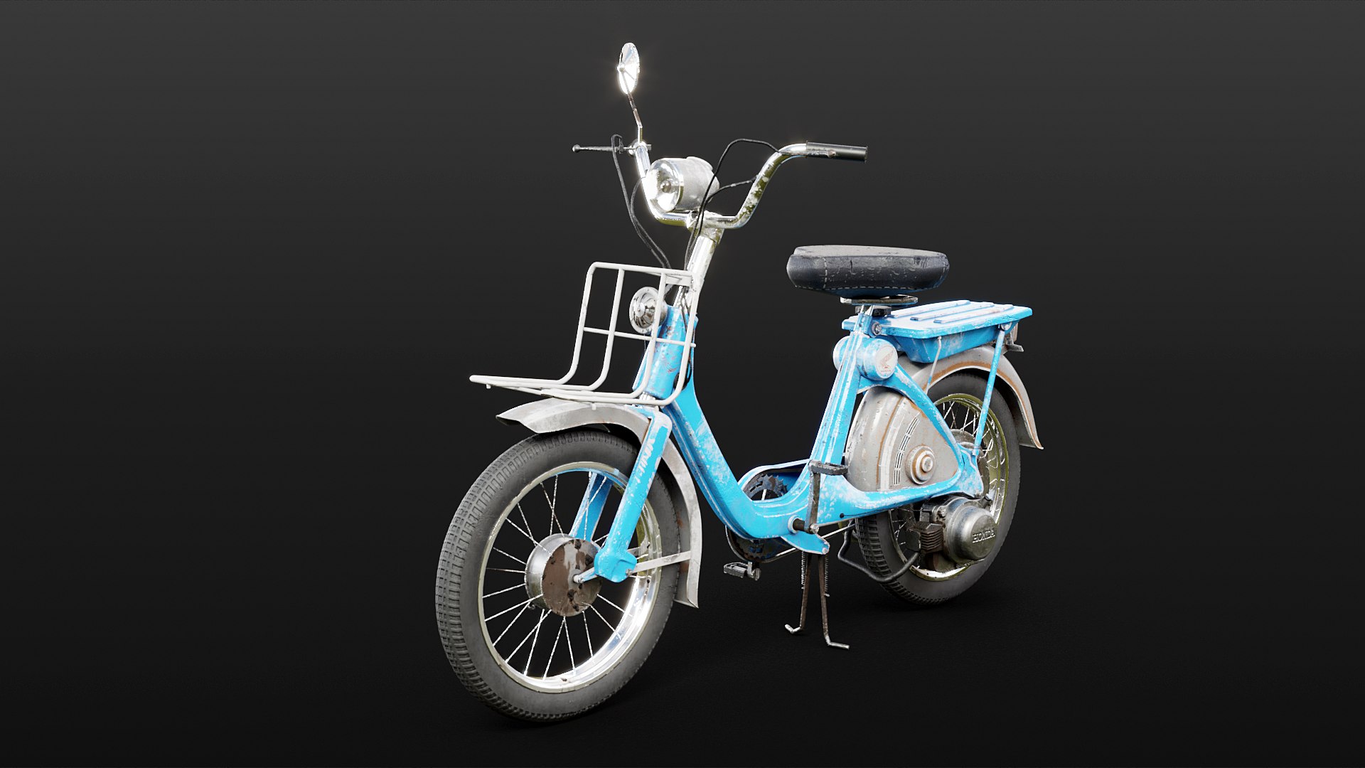 3D Honda P50 Used model - TurboSquid 2147777