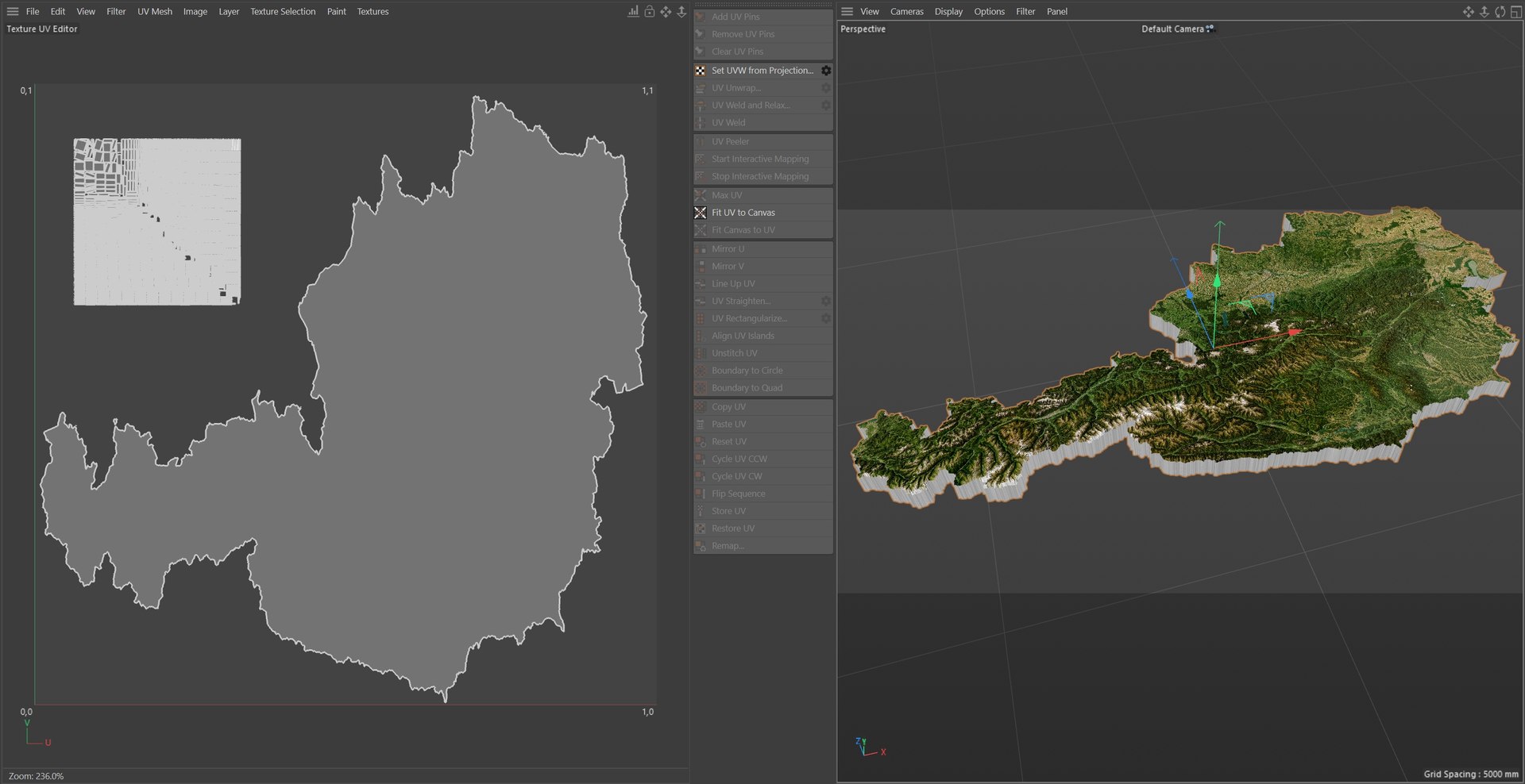 3D Austria Terrain Map Model - TurboSquid 2335435