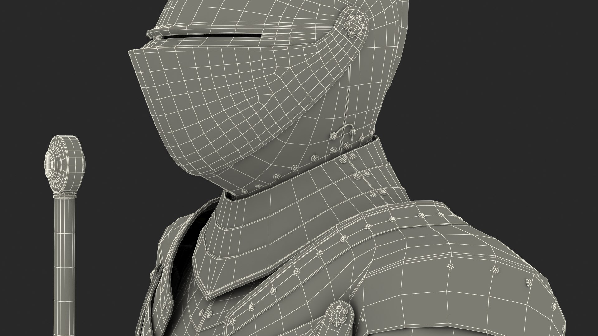 3D model Medieval Knight Plate Armor Standing on Podium - TurboSquid ...