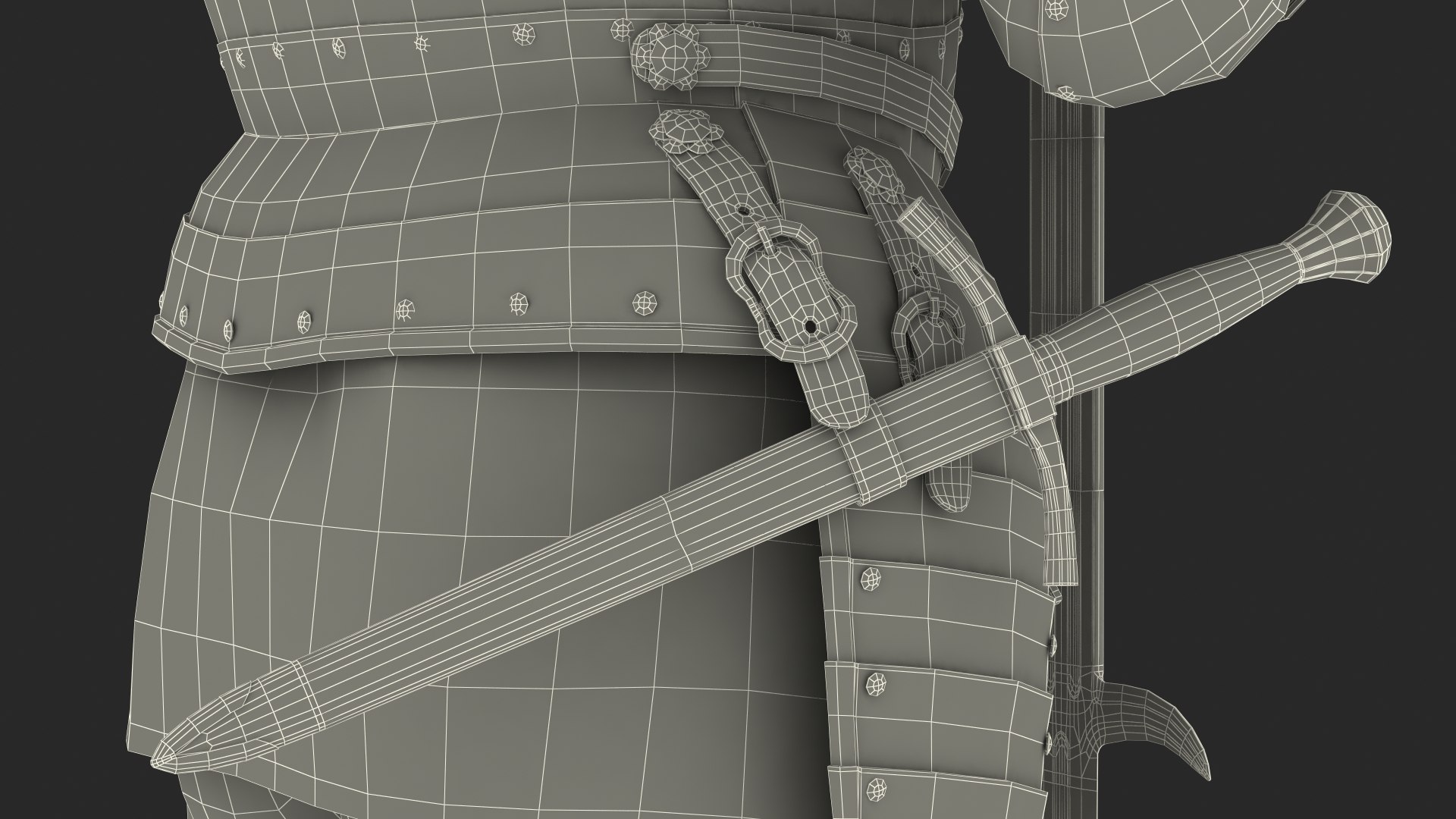 3D model Medieval Knight Plate Armor Standing on Podium - TurboSquid ...