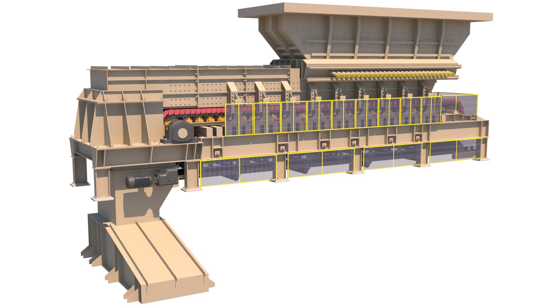 3D ApronFeeders Model - TurboSquid 1836281
