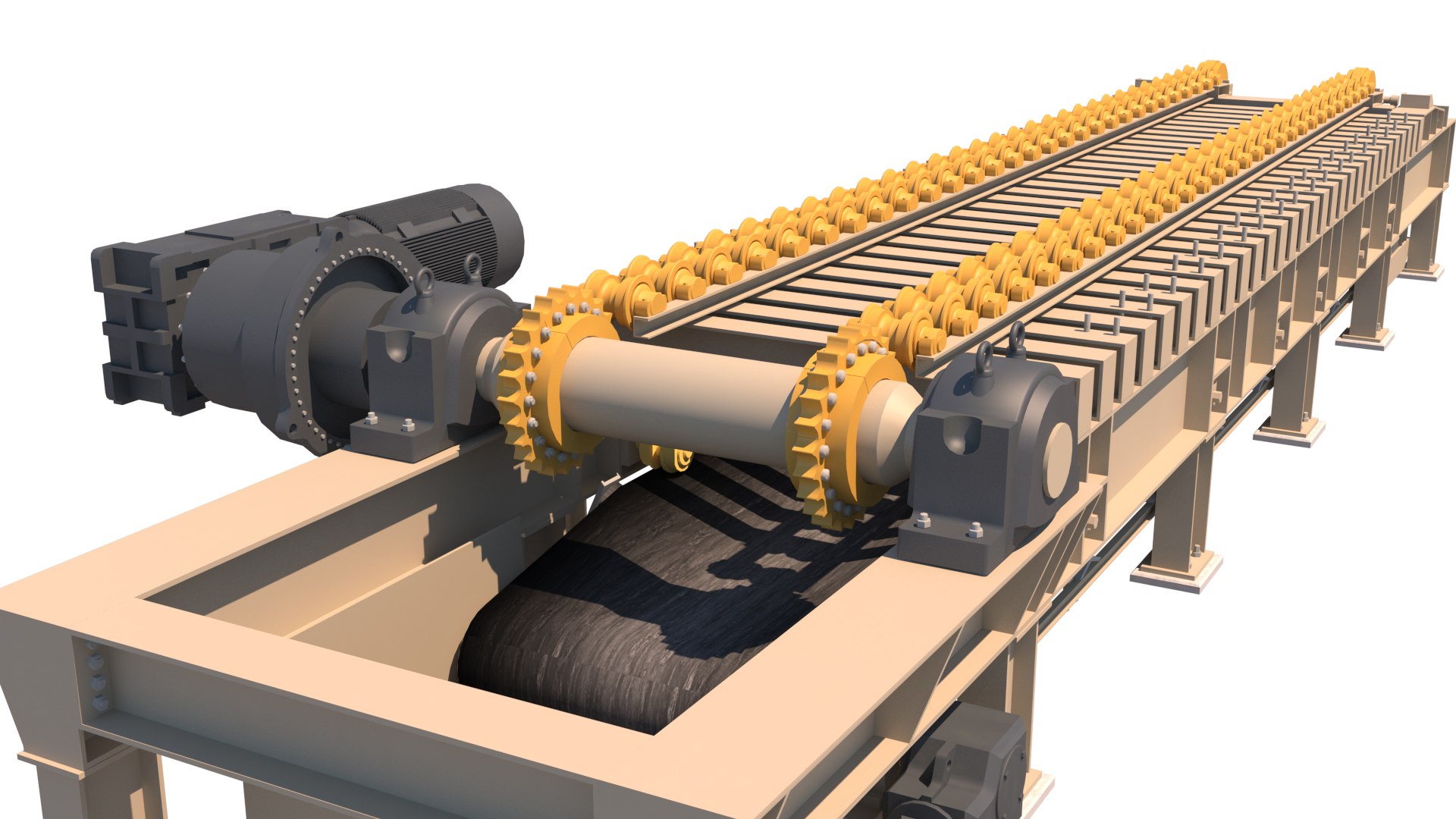 3D ApronFeeders Model - TurboSquid 1836281