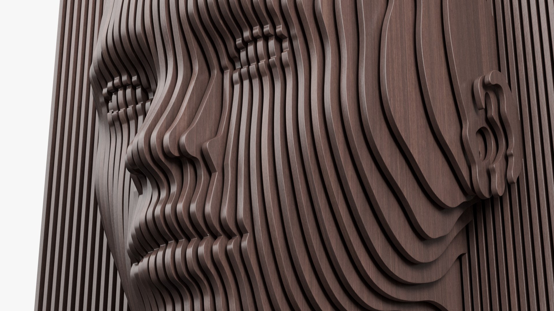 3D Parametric Wooden Head Set - TurboSquid 2358384