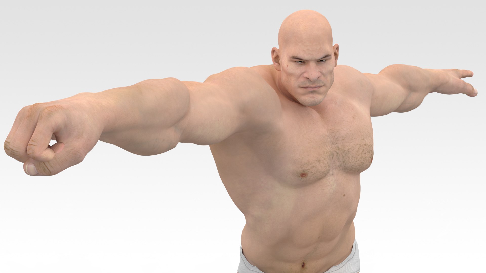 Bodybuilder 3D Model - TurboSquid 1808663
