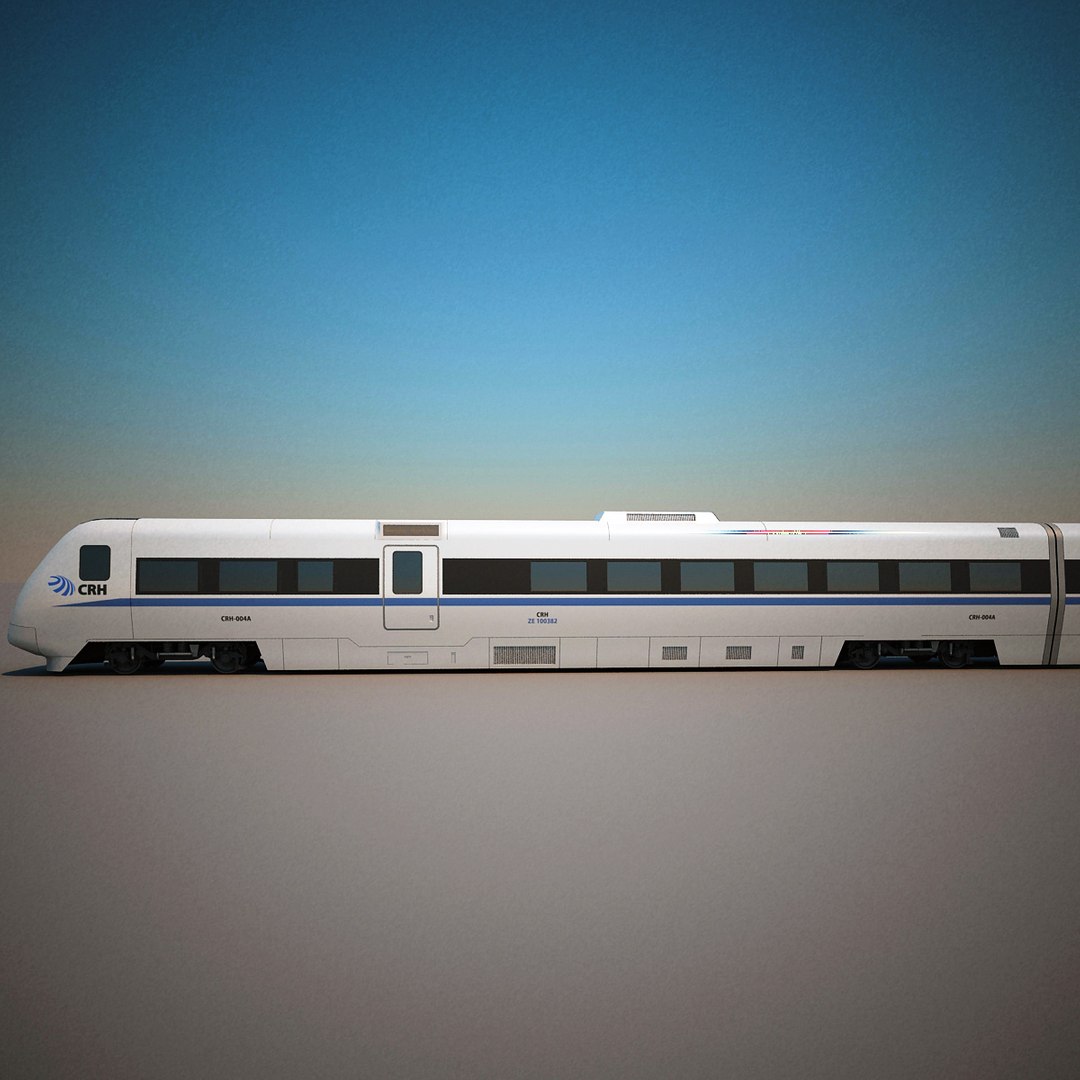 Chinese High-speed Train Crh 3d Model