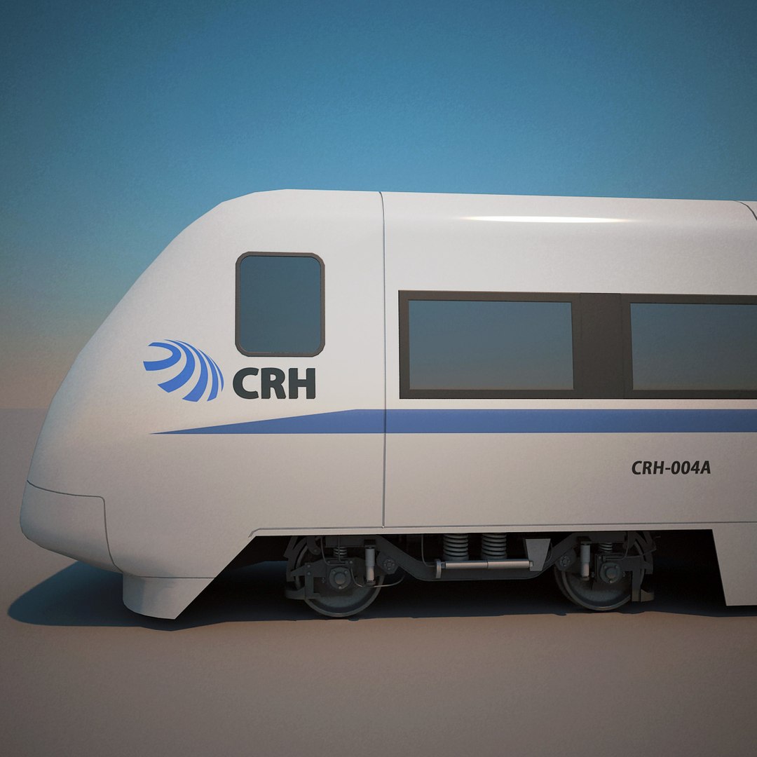Chinese High-speed Train Crh 3d Model