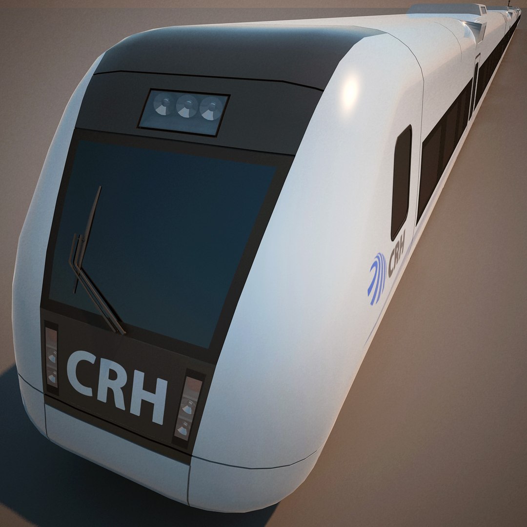 Chinese High-speed Train Crh 3d Model