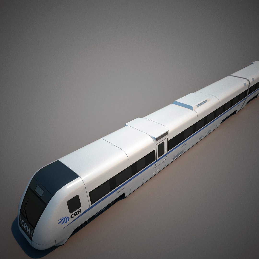 Chinese High-speed Train Crh 3d Model