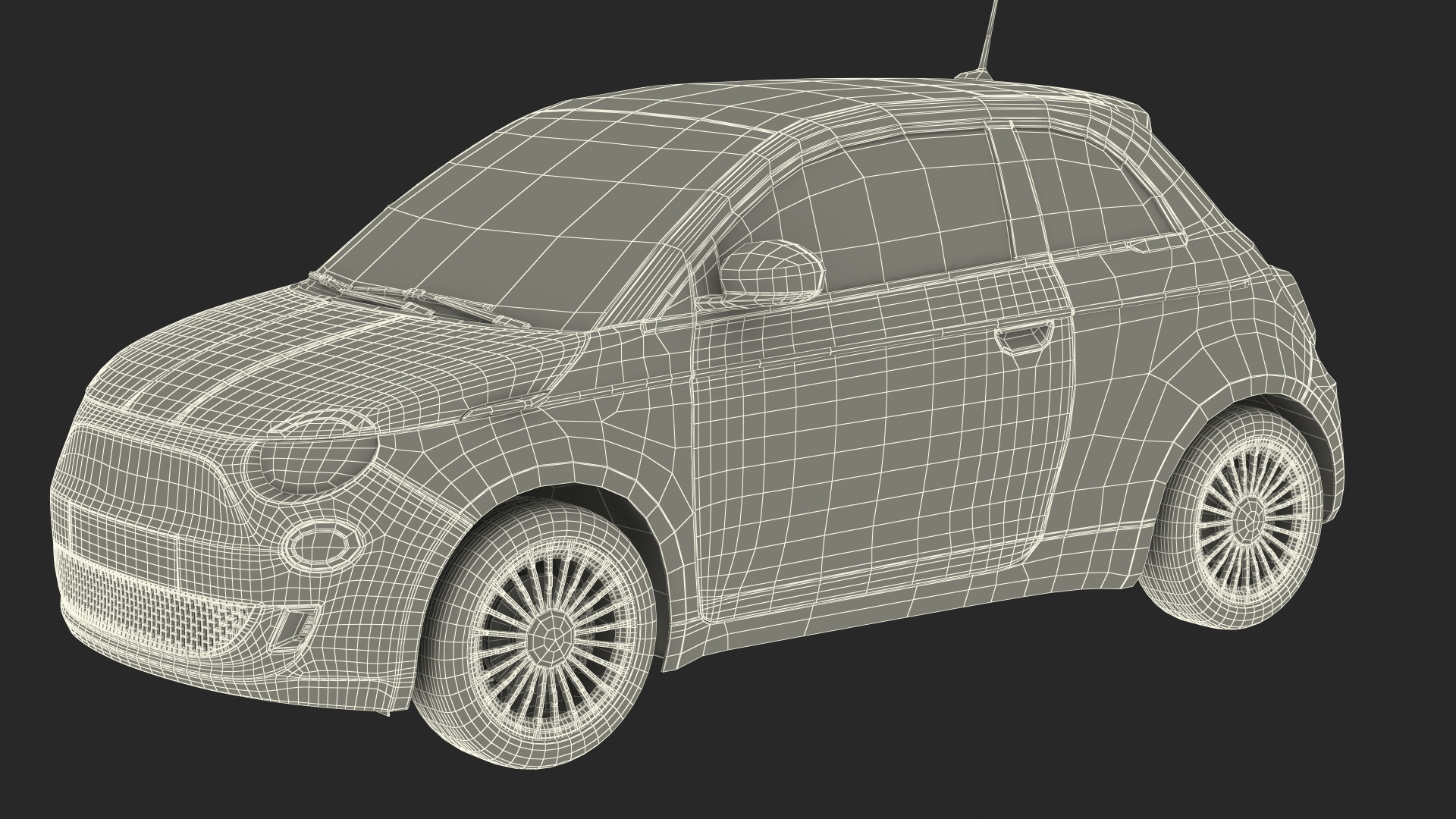Ev Compact Car Simple Model - TurboSquid 1625588