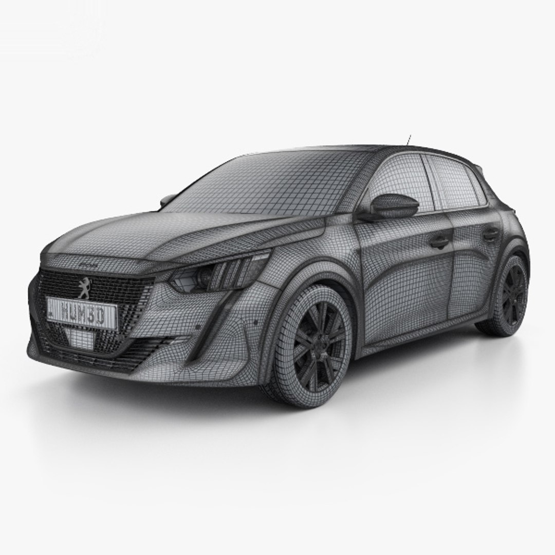3D Model Peugeot 208 Gt-line - TurboSquid 1471405