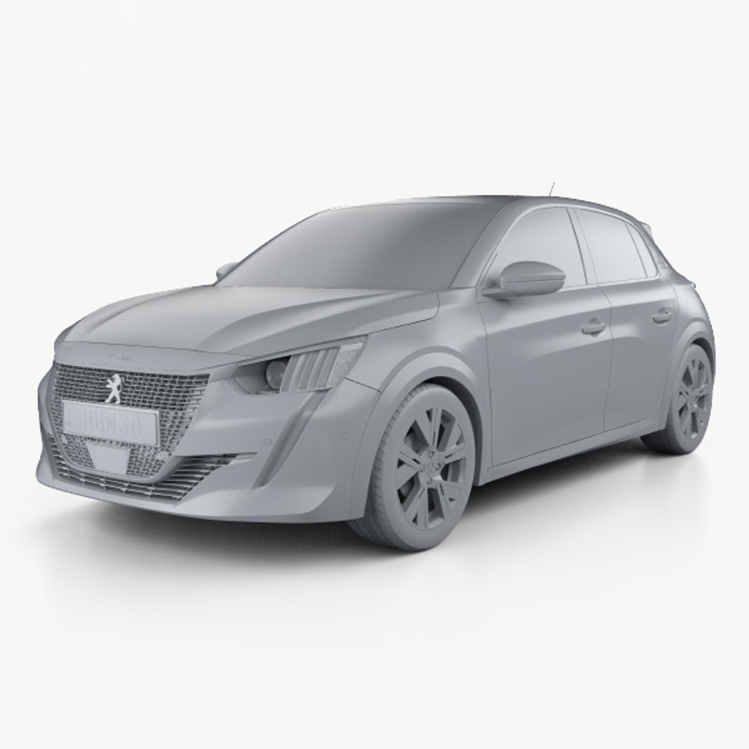3D Model Peugeot 208 Gt-line - TurboSquid 1471405