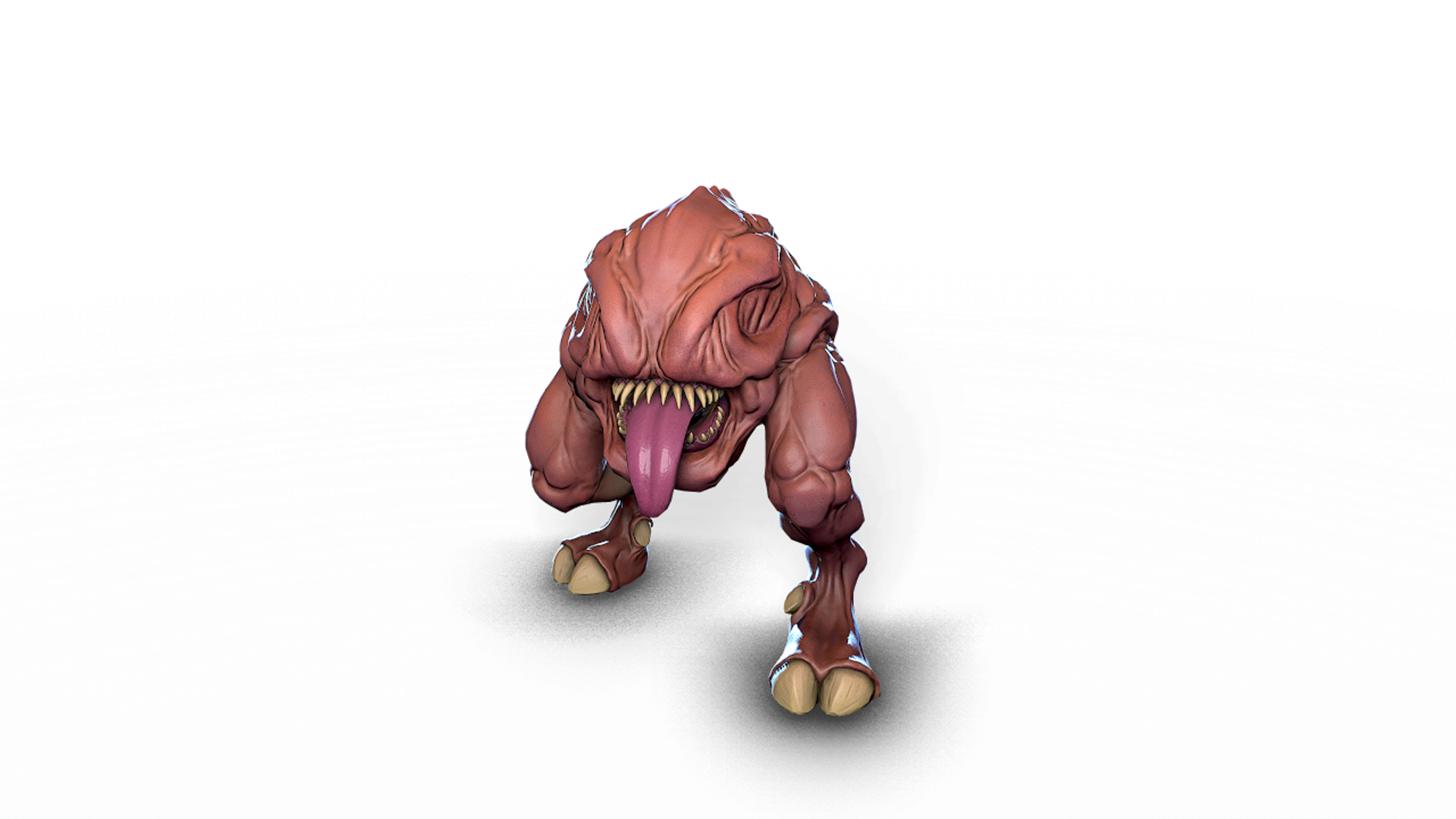 3D Alien Creature 03 - Stylized Monsters - Animation Fantasy UFO Pet ...
