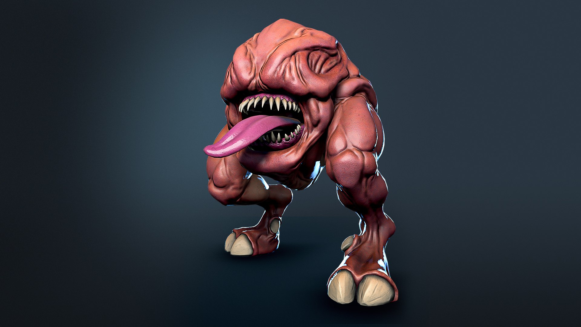 3D Alien Creature 03 - Stylized Monsters - Animation Fantasy UFO Pet ...