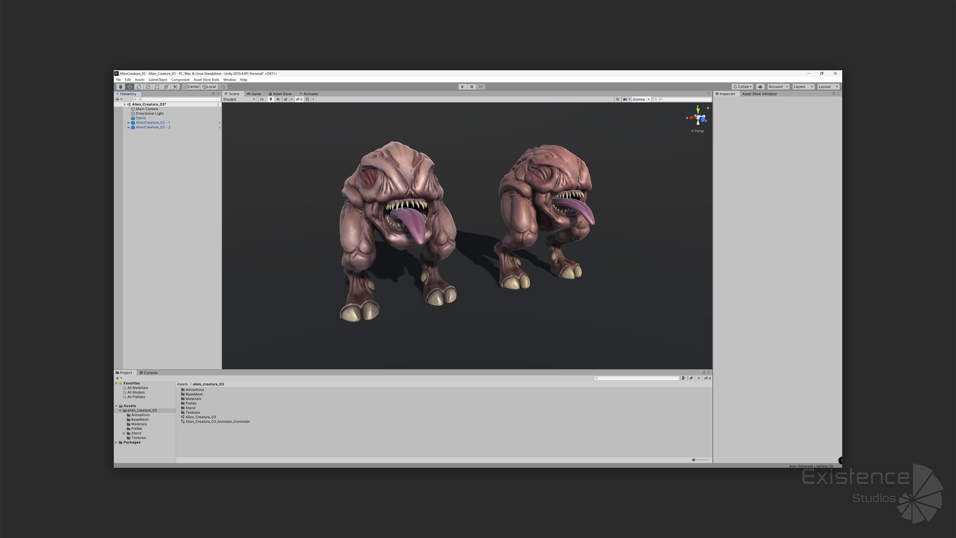 3D Alien Creature 03 - Stylized Monsters - Animation Fantasy UFO Pet ...