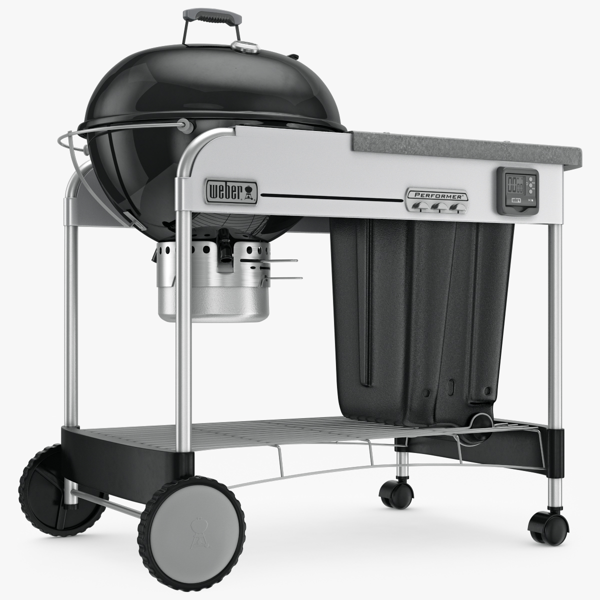 3d weber grill charcoal gbs model