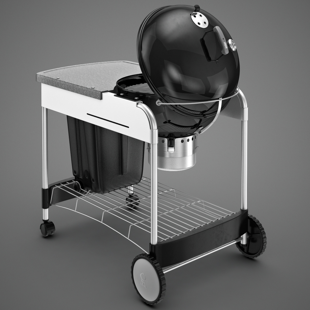 3d weber grill charcoal gbs model