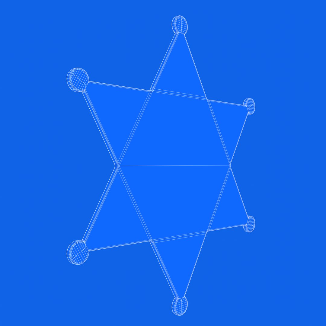 Deputy Marshal Badge 3D Model - TurboSquid 2420834