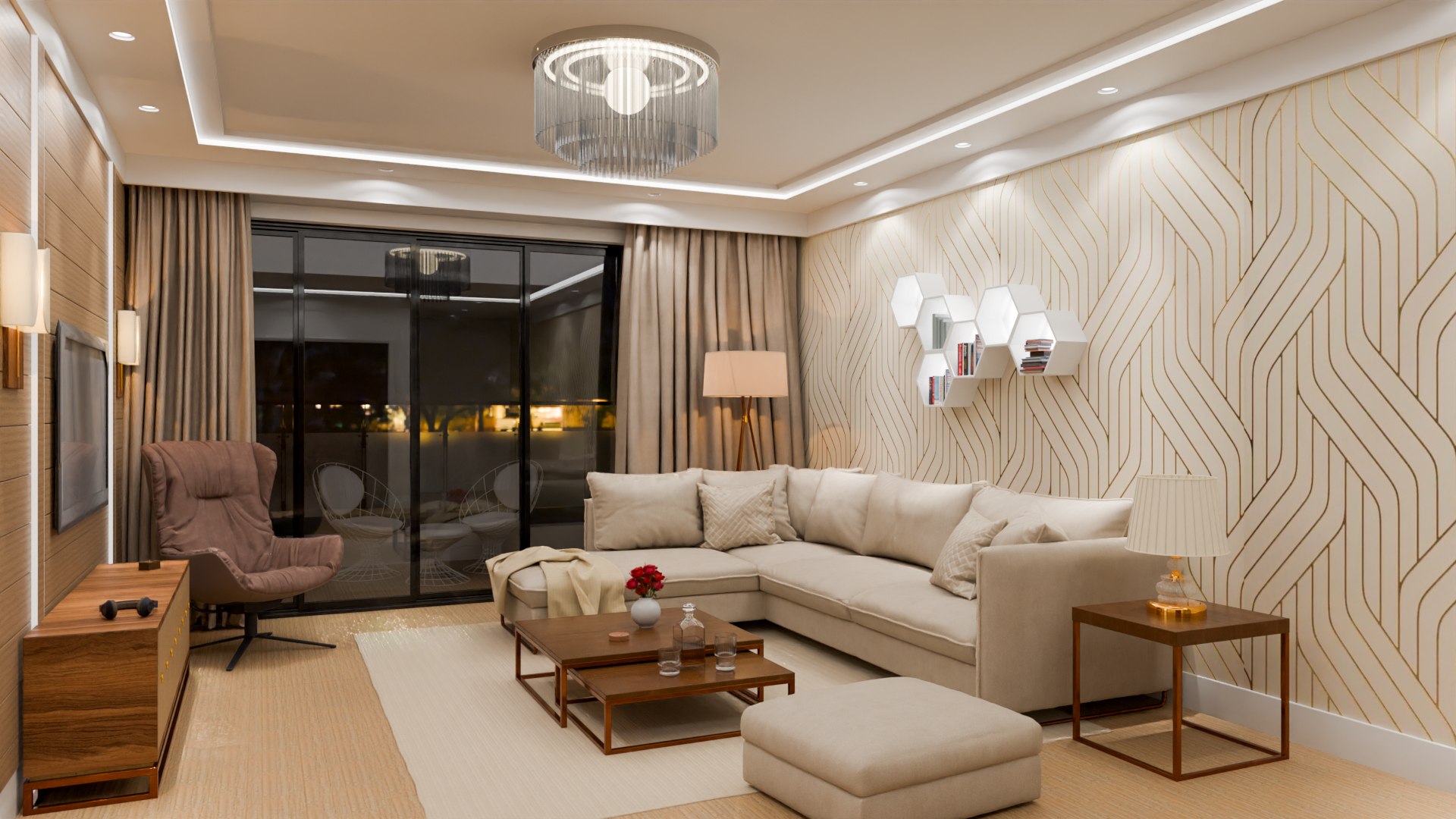 Modern Living Room Interior 3D Model 3D - TurboSquid 2257835