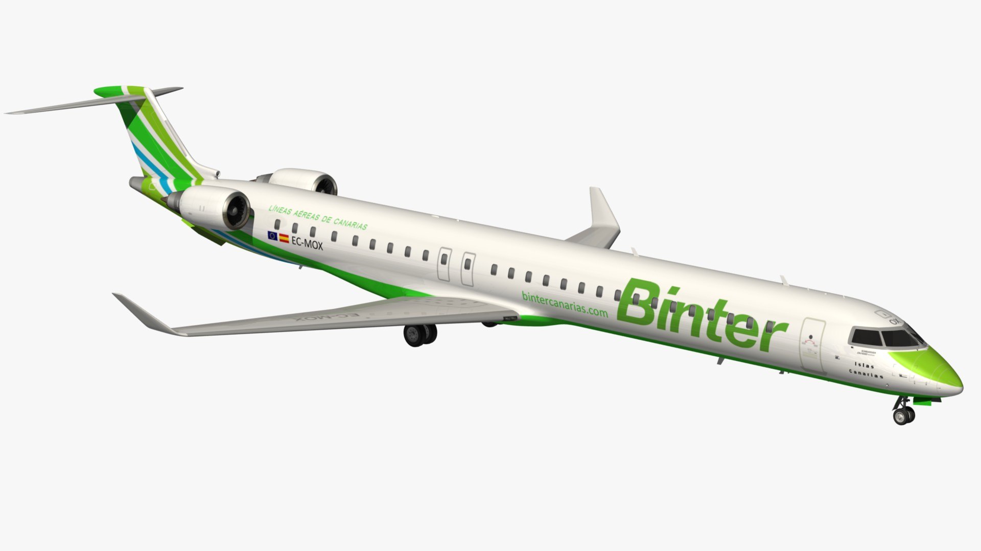 3D Binter Crj 1000 - TurboSquid 1171153