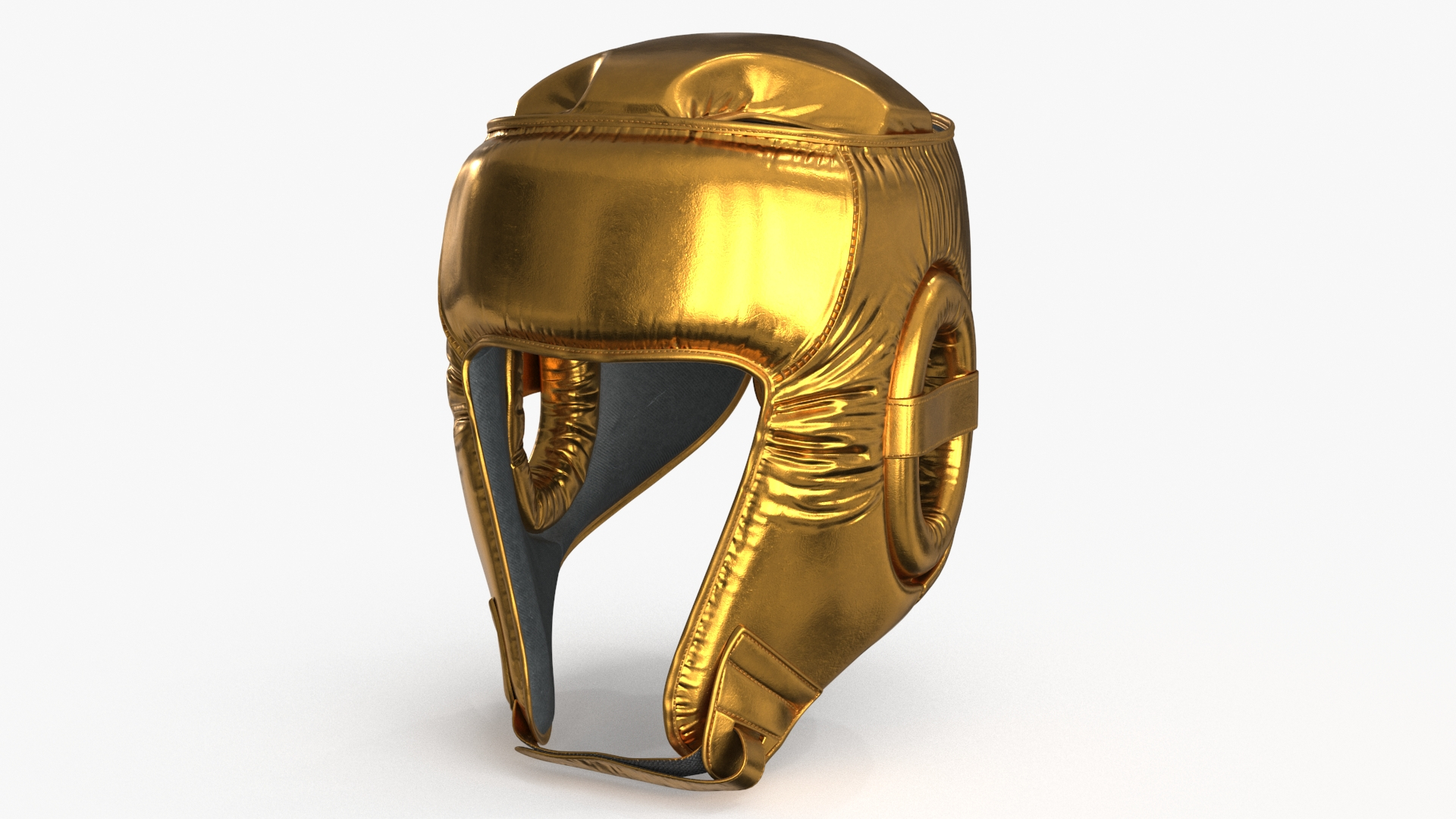 3D Boxing Training Helmet Gold - TurboSquid 2222582