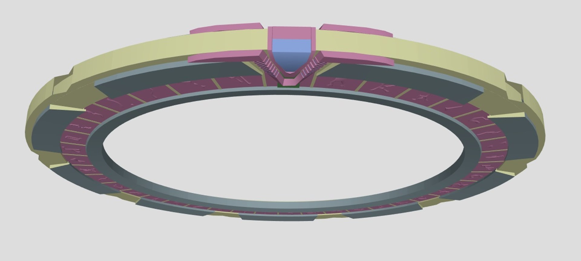 Stargate door 3D model - TurboSquid 1319630