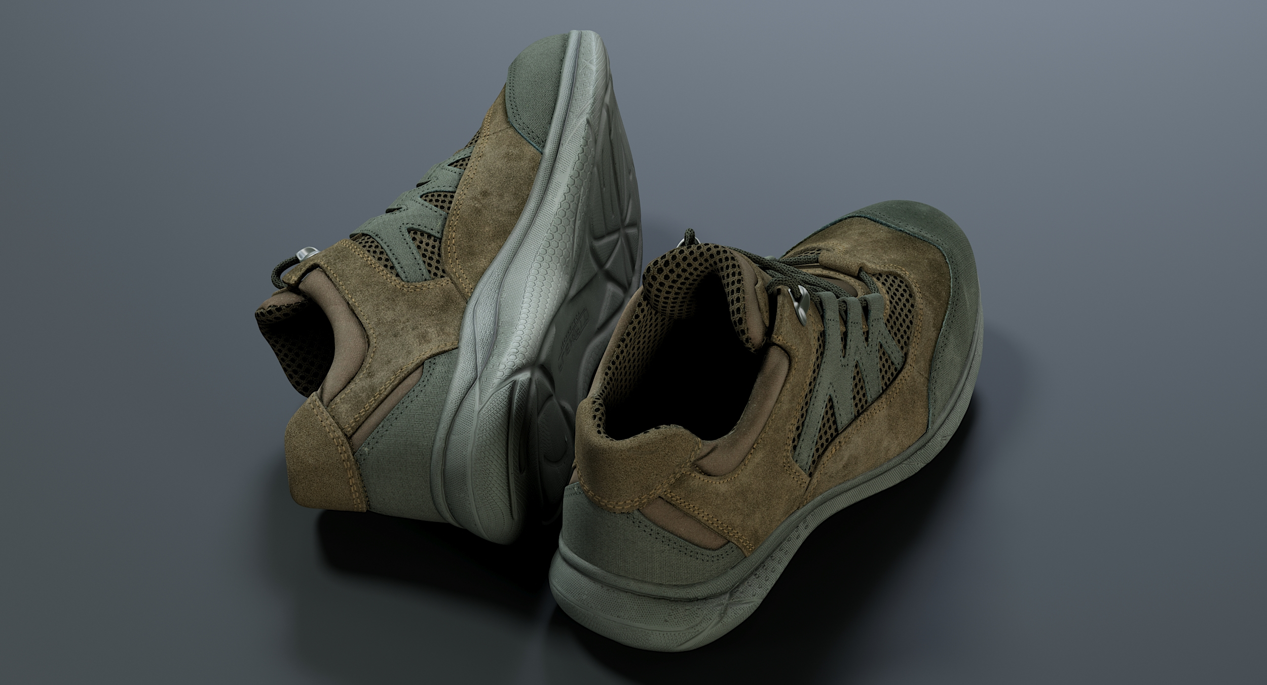 Realistic shoes 2 3D model - TurboSquid 1435422