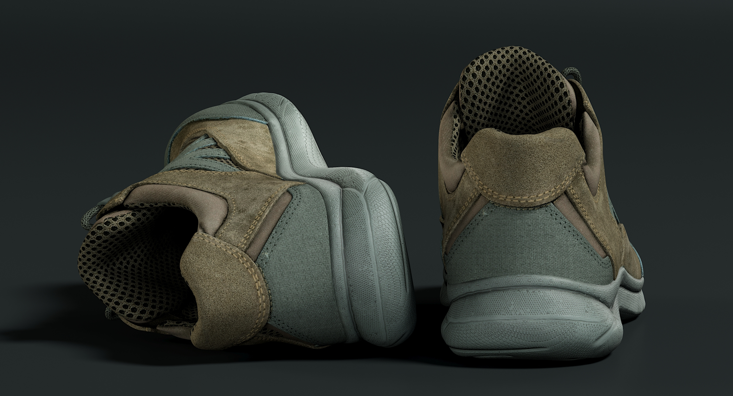 Realistic shoes 2 3D model - TurboSquid 1435422