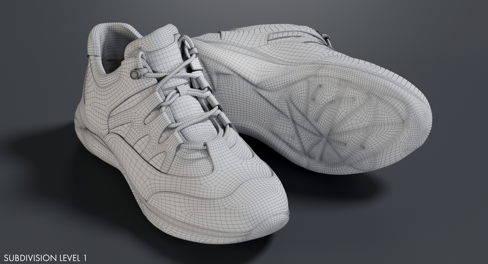 Realistic shoes 2 3D model - TurboSquid 1435422