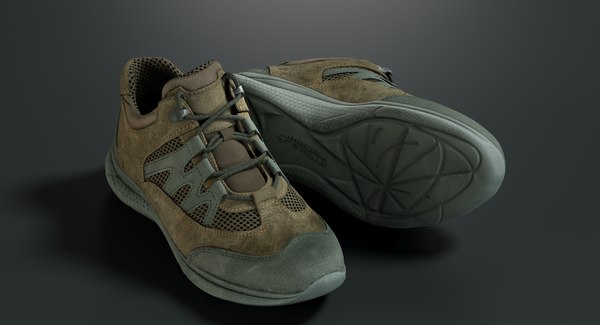 Realistic shoes 2 3D model - TurboSquid 1435422